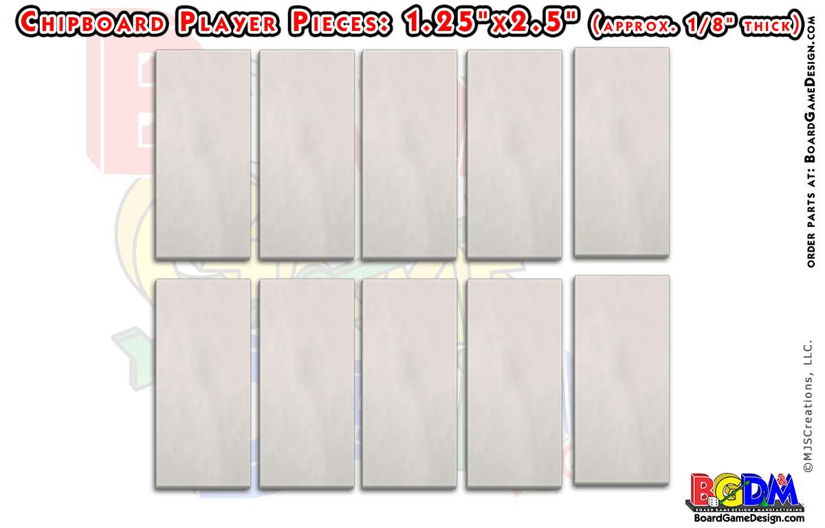 Standee,Chipboard Player Pieces, Standees, Custom Game Player Pieces