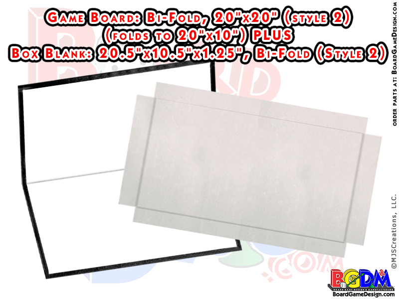 Game Board Blank & Box Blank Kit, Blank Game Boards & Boxes