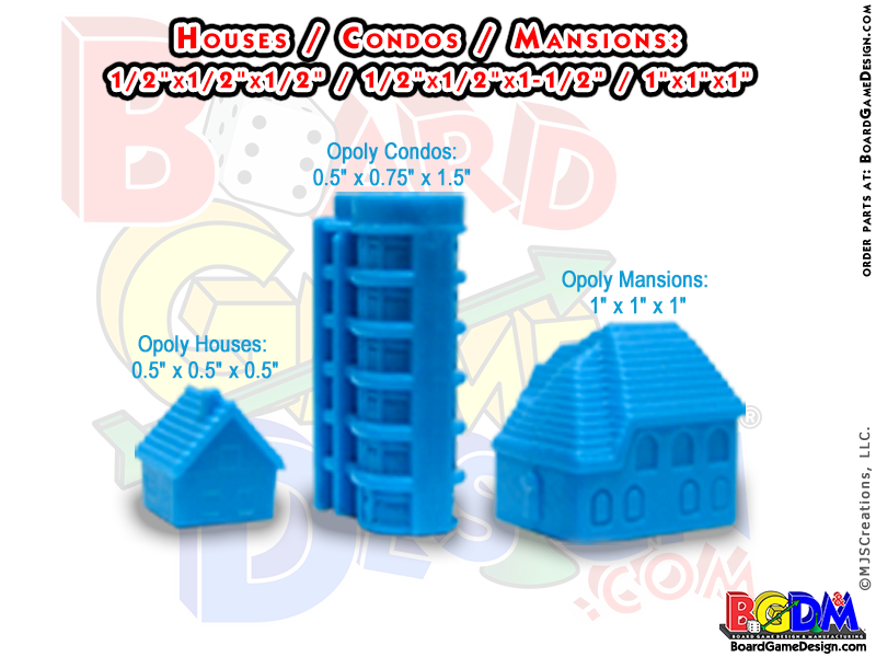 Monopoly House Pieces
