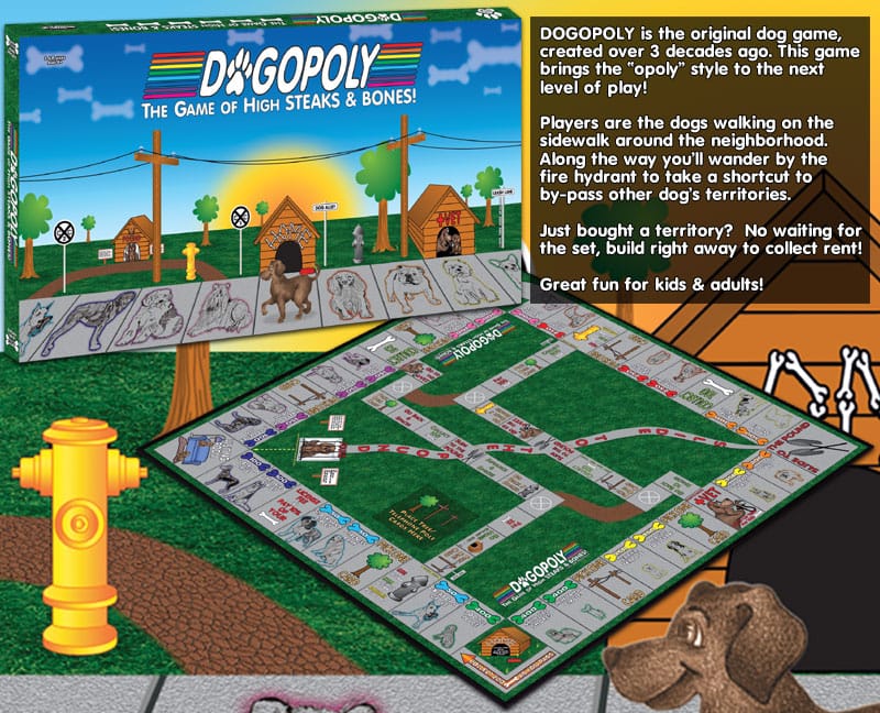 DOGopoly Game (The Game of High Steaks & Bones) | 99 Cent Game Parts